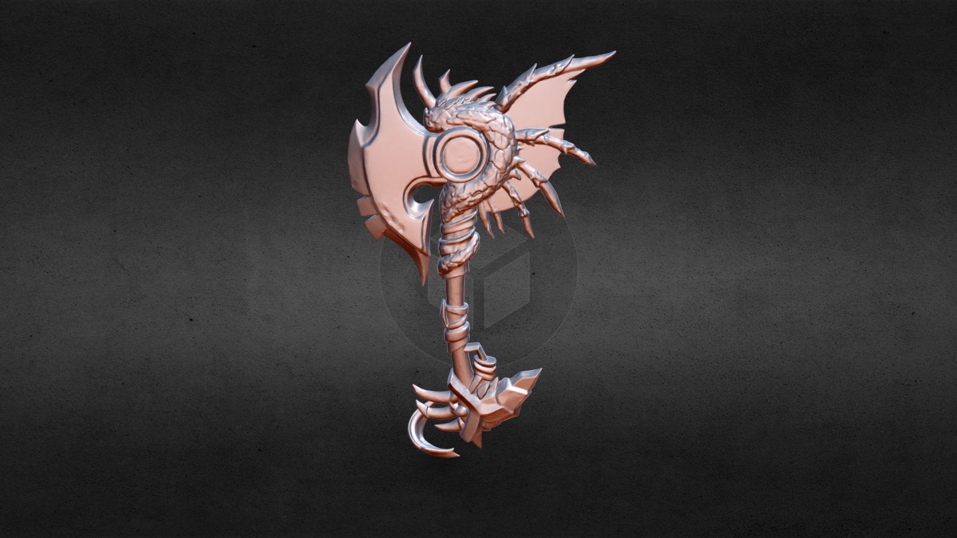 Inferno Dragon Axe - Download Free 3D model by ryanmartinyoung [c95999c ...