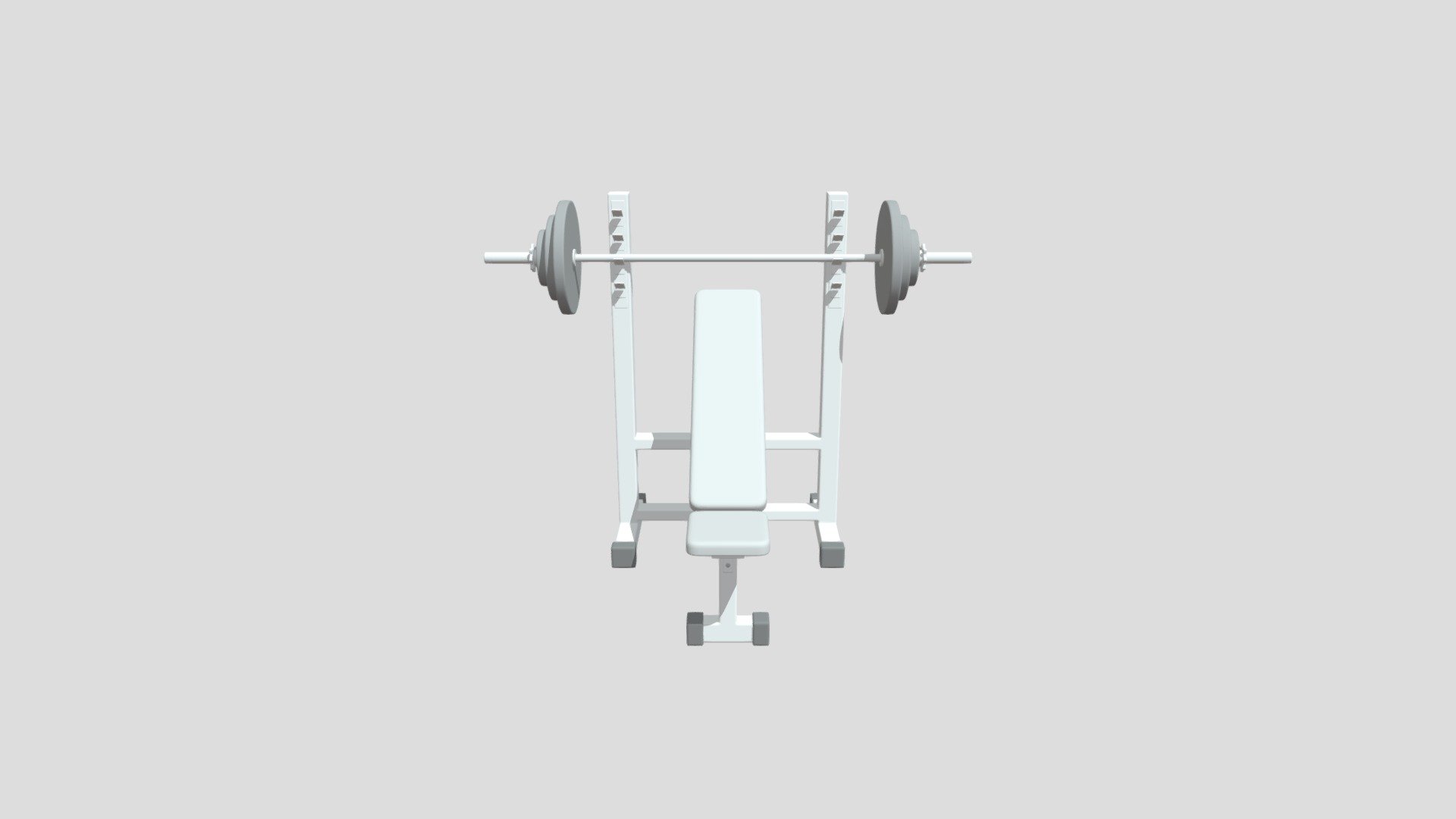 Bench Press - Download Free 3D model by sami uddin (@rameezuddin14 ...