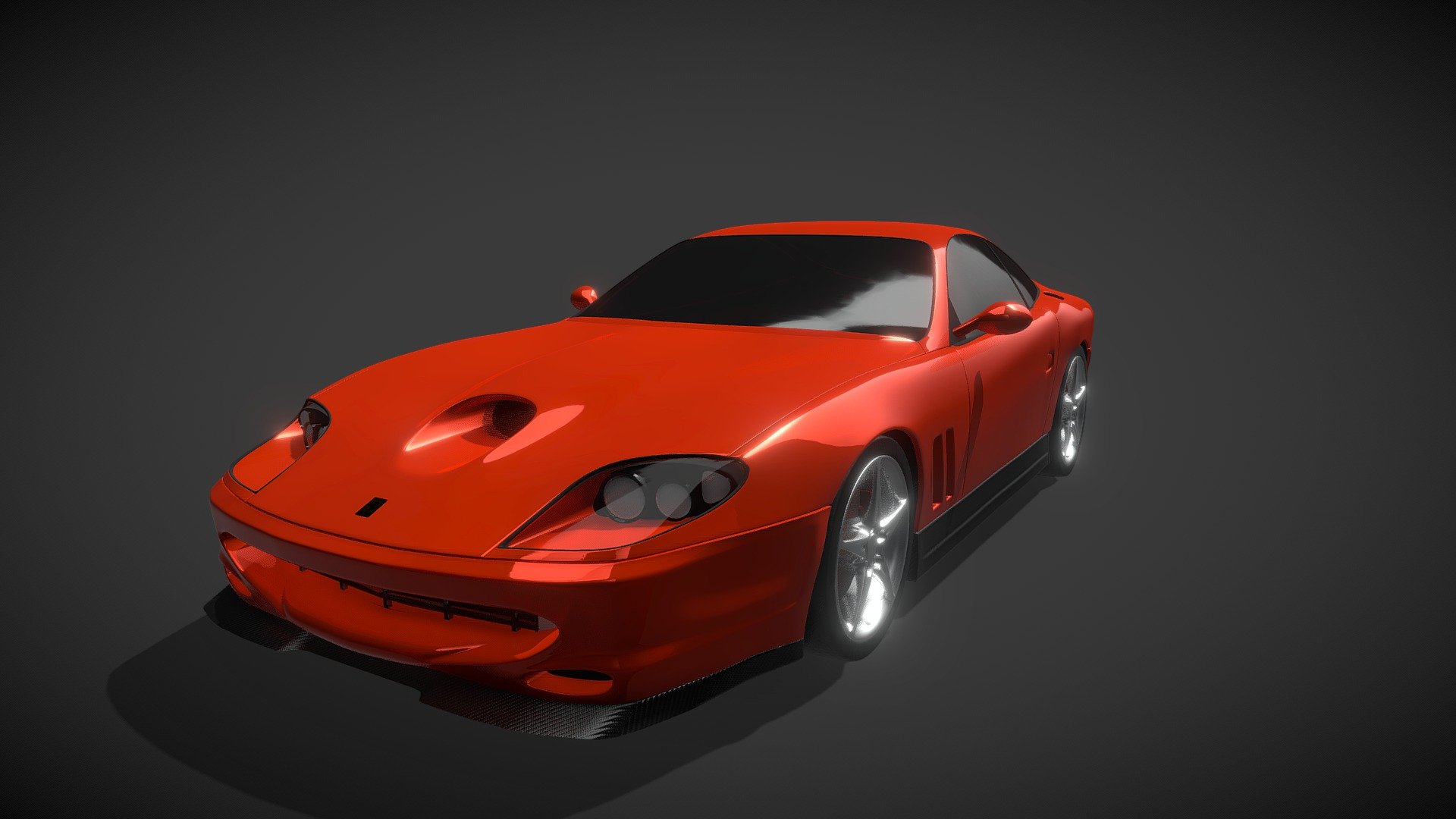 Ferrari 550 Maranello - Download Free 3D model by hidan1199 [c95c220 ...
