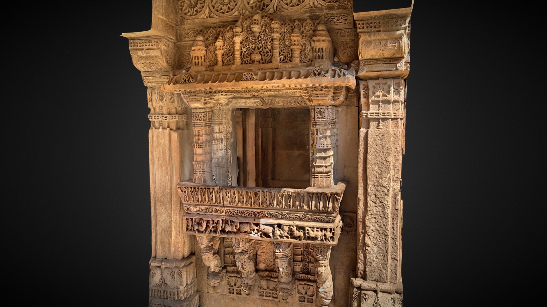 Adalaj Gandhinagar Stepwell, Gujarat. Detail - 3D model by Doron ...