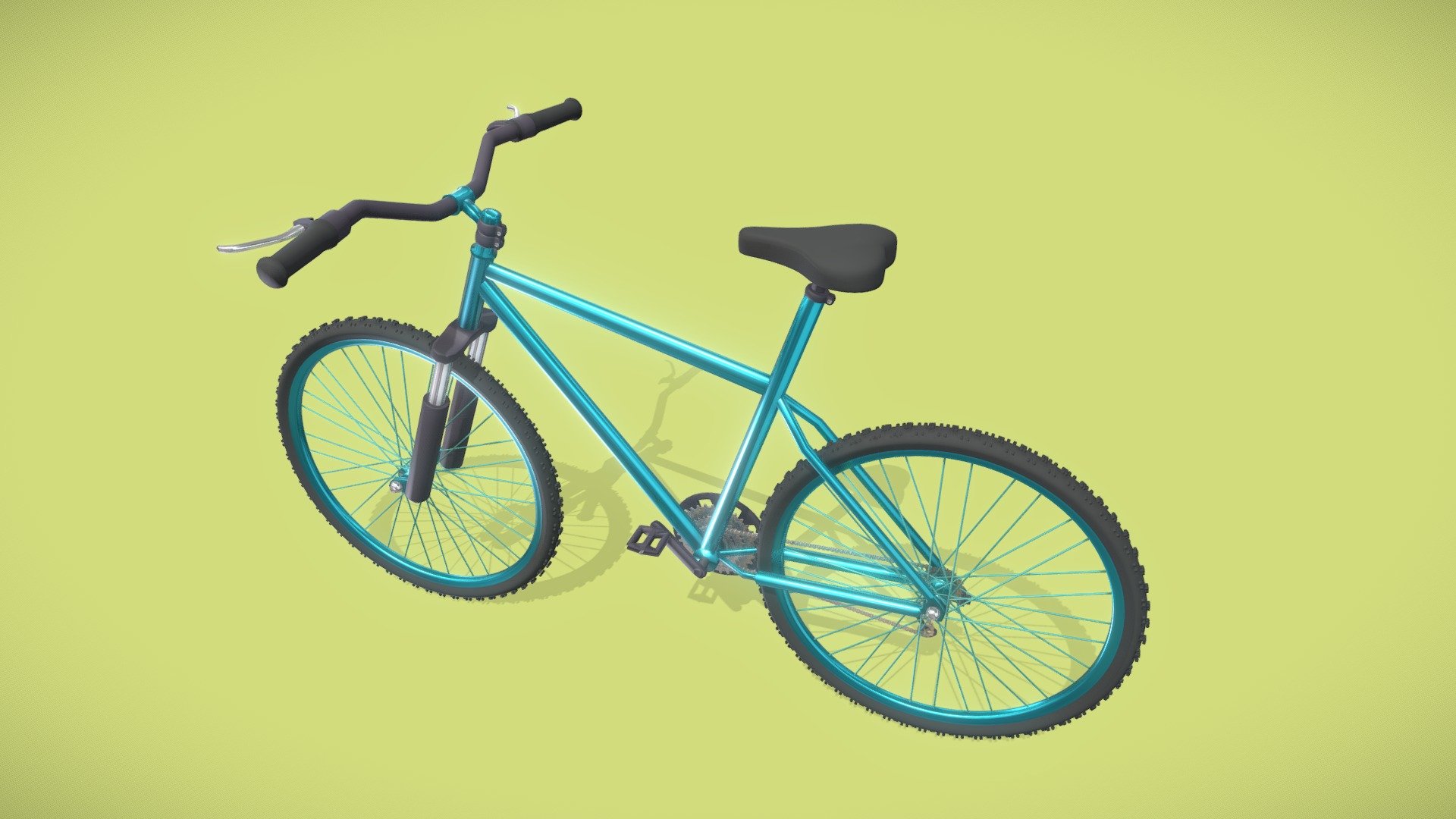 Simple City Bike - 3D model by Companion_Cube [c95caa8] - Sketchfab