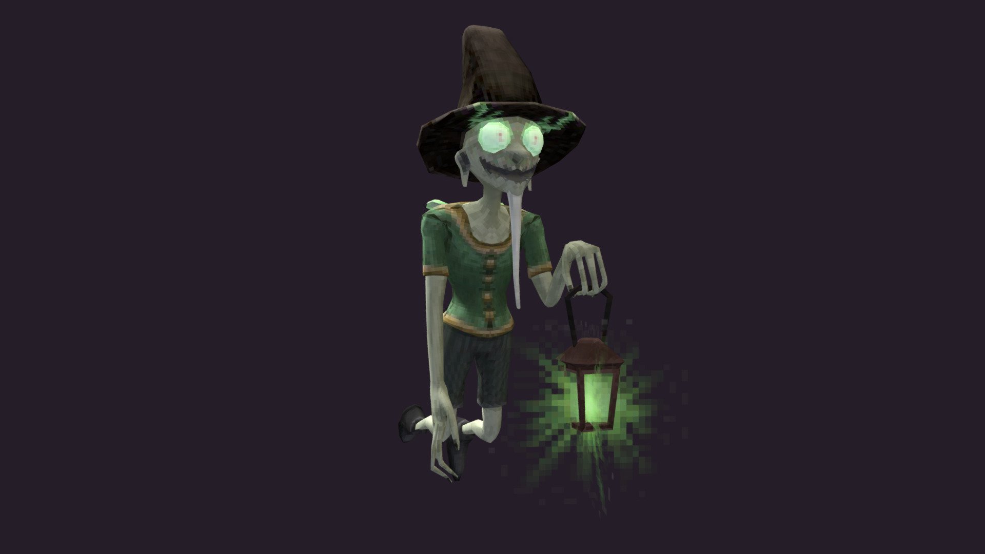 Will-o’-the-Wisp (animated) - 3D model by Andréa (@Andrea_L) [c95d57b ...