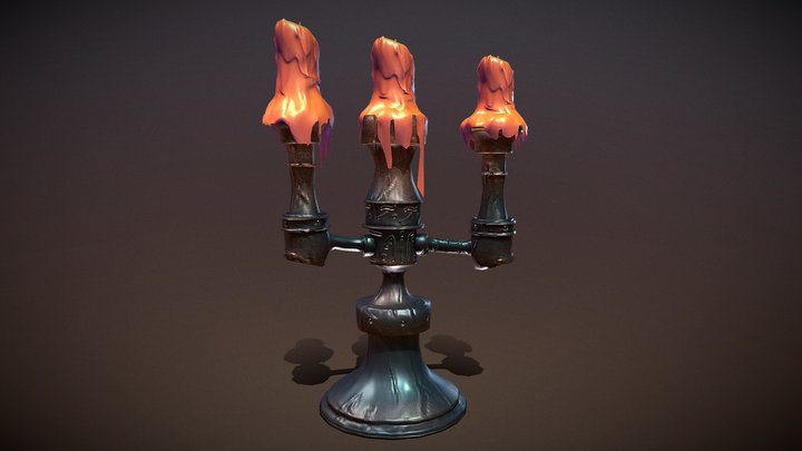 Candle 3D models - Sketchfab