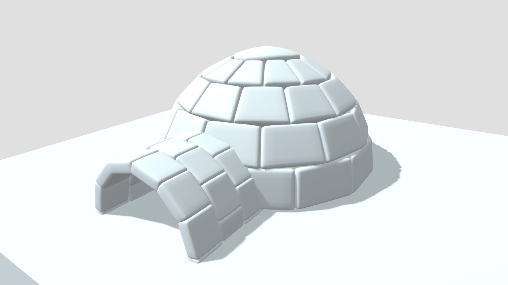 Low poly Igloo - Download Free 3D model by issamsalem [c960b00] - Sketchfab
