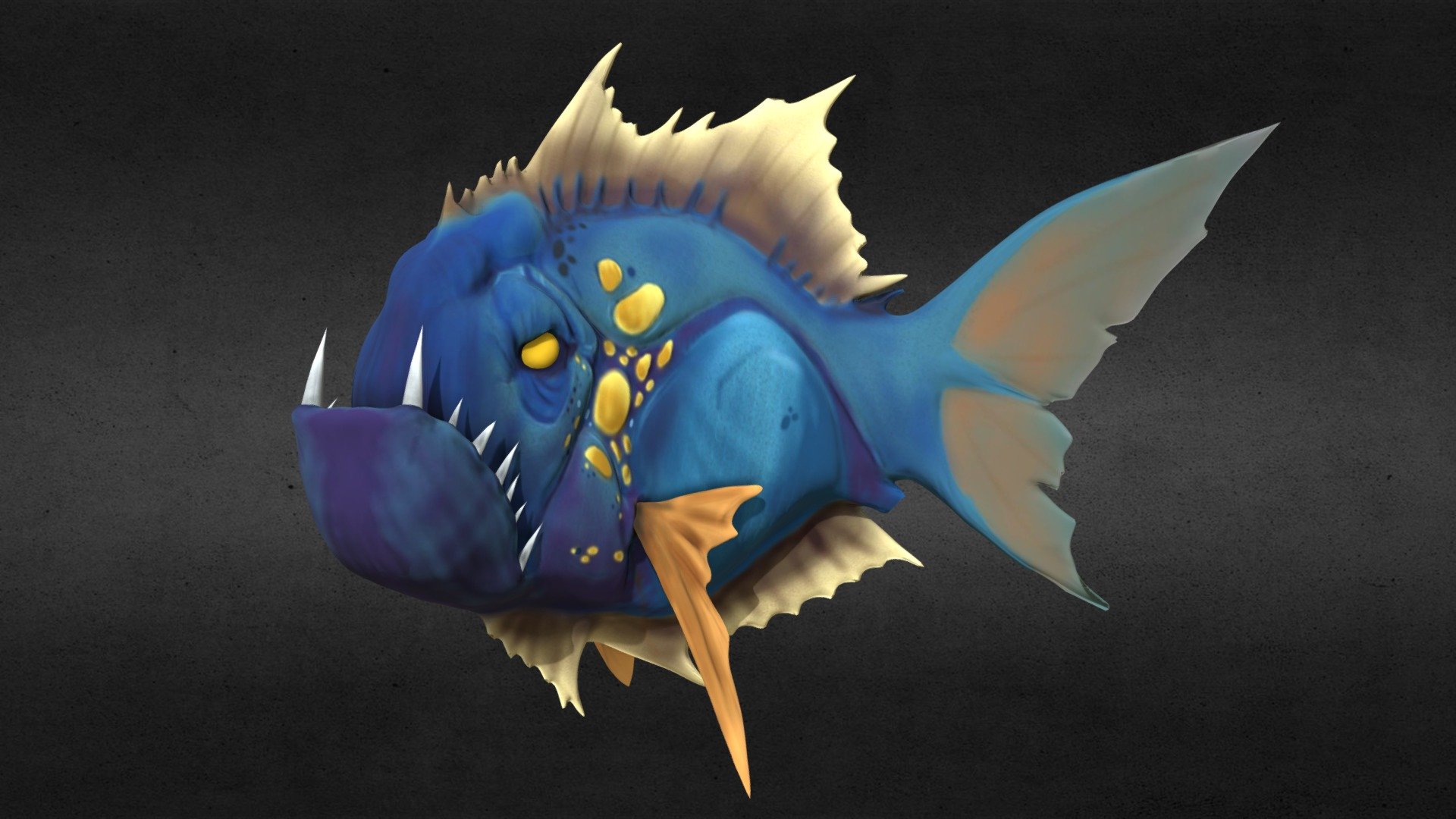 Piranha - 3D model by Luca (@luca.patane90) [c963463] - Sketchfab