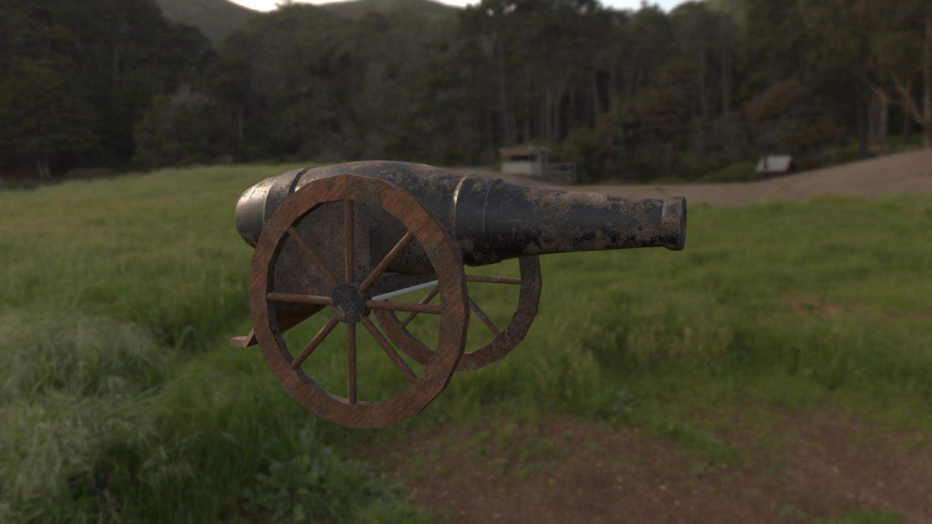 Cannon Model - 3D model by Joel_Bracewell [c963627] - Sketchfab