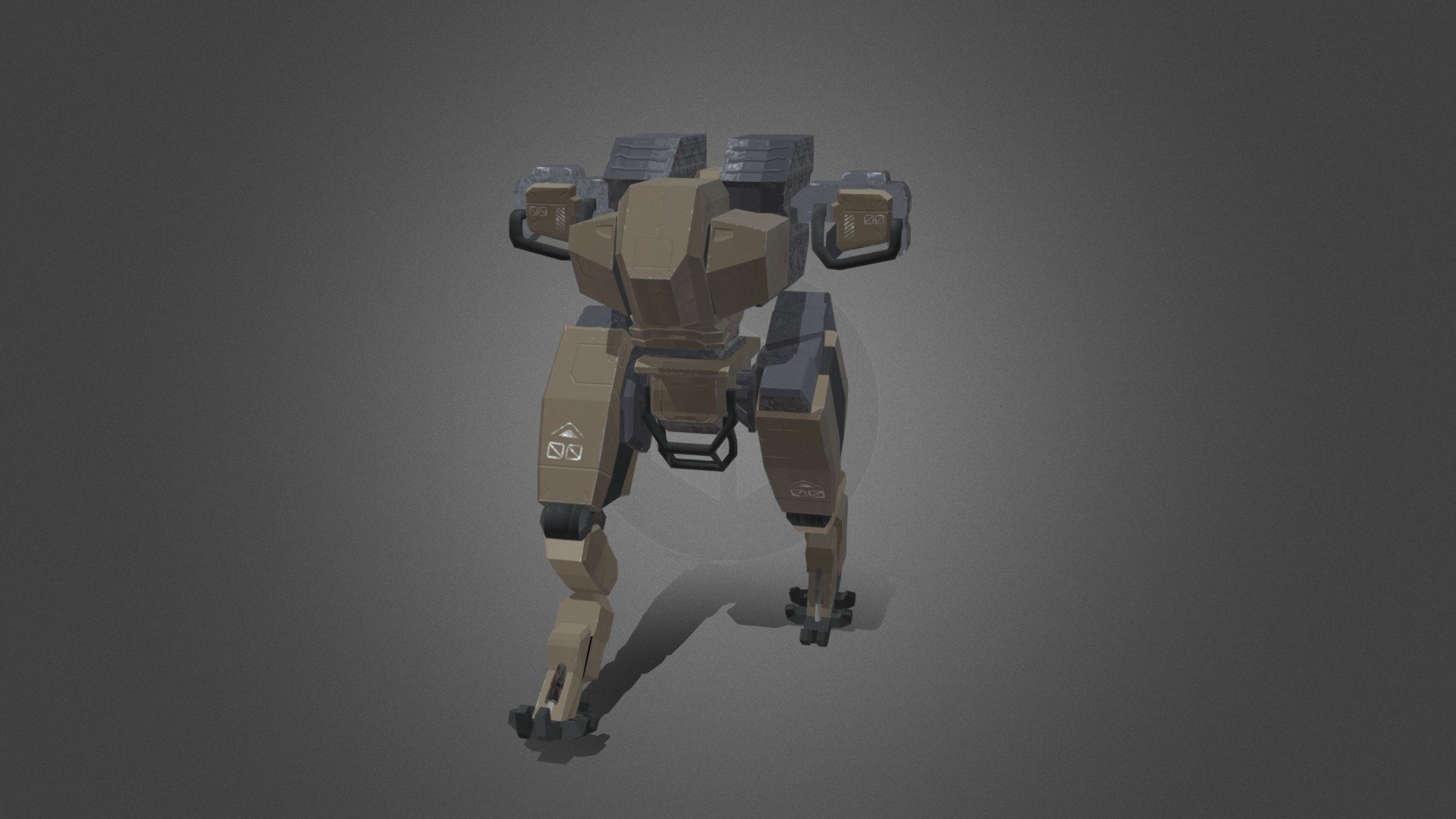Heavy Mech - 3D model by Cathal (@cathalkelly) [c96387f] - Sketchfab