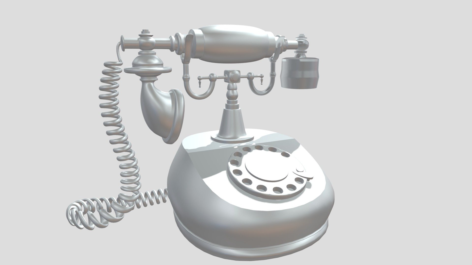Antique Telephone - 3D model by studiomaverick [c968855] - Sketchfab