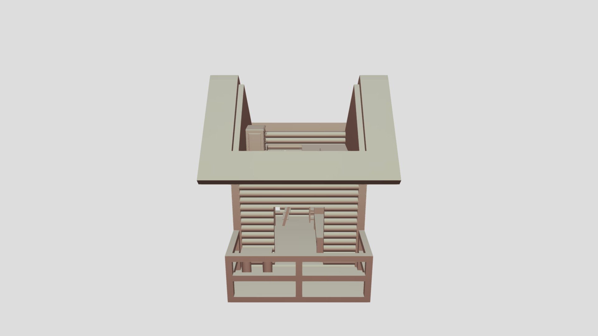 Small Cabin V2 - 3D model by corwin74 [c9697b8] - Sketchfab