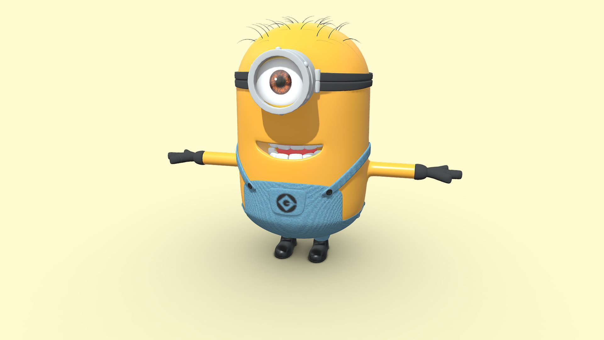 Stuart the Minion - Buy Royalty Free 3D model by Vaidanshi [c969b67 ...