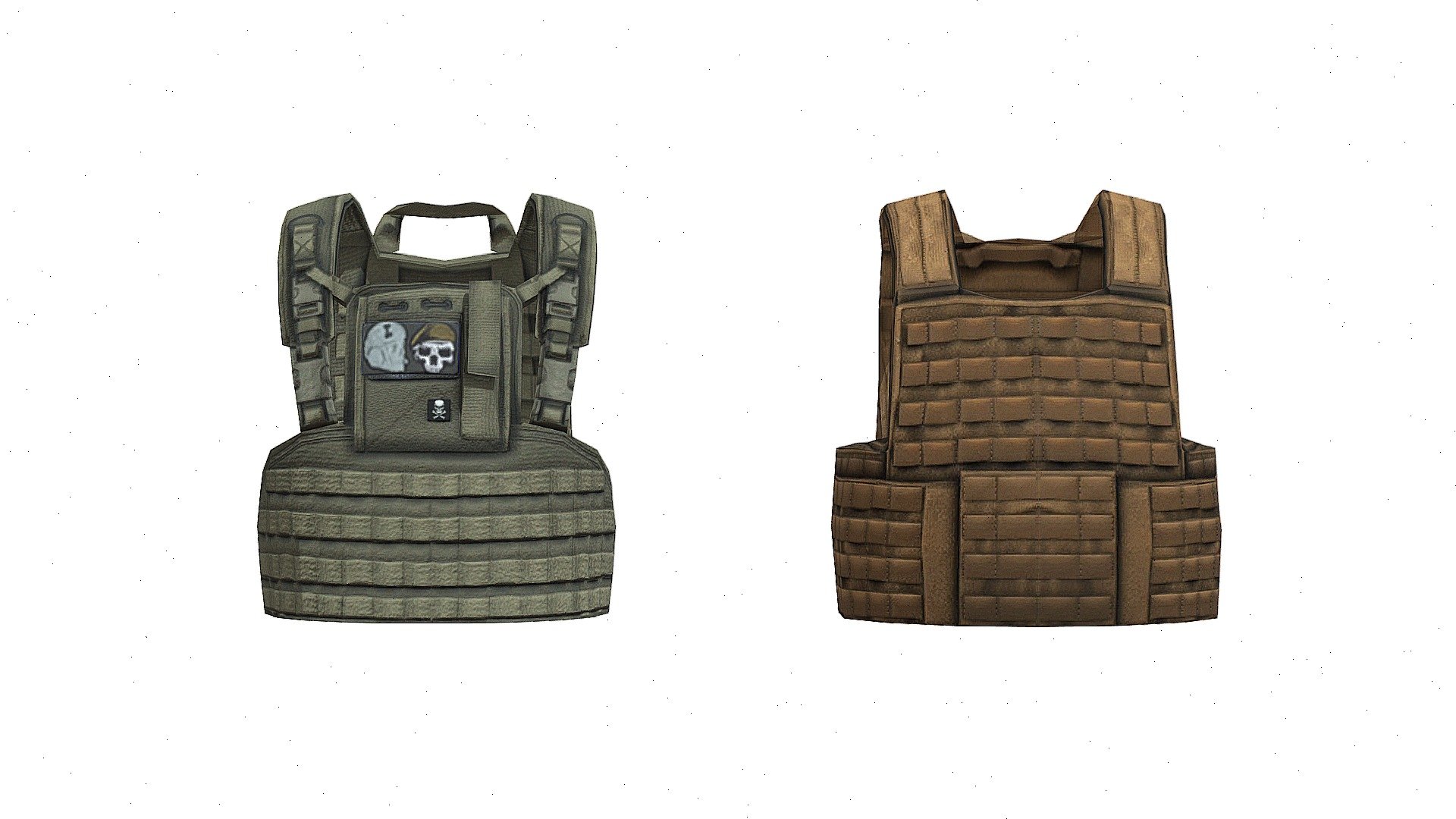 Vest 1 AND 2 - 3D model by momsboxtv [c96a514] - Sketchfab