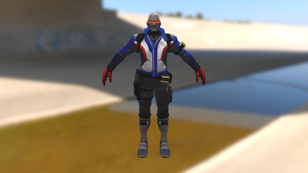 Overwatch Soldier 76 - 3D model by alexander_rebellion [c96a862 ...