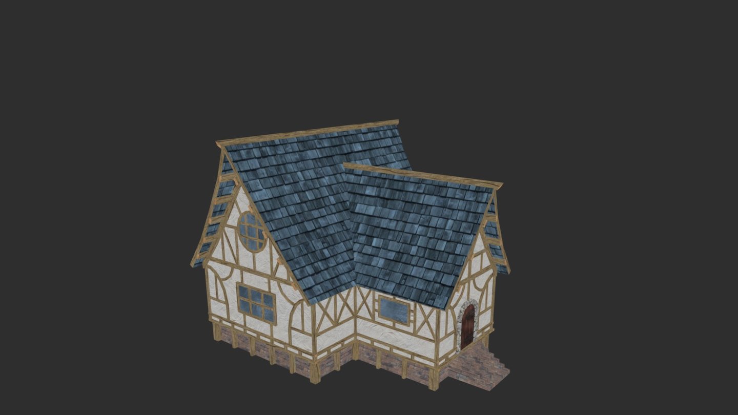 Large House 2 - 3D model by Nathan Zaloum (@NathanZaloum) [c96ab26 ...