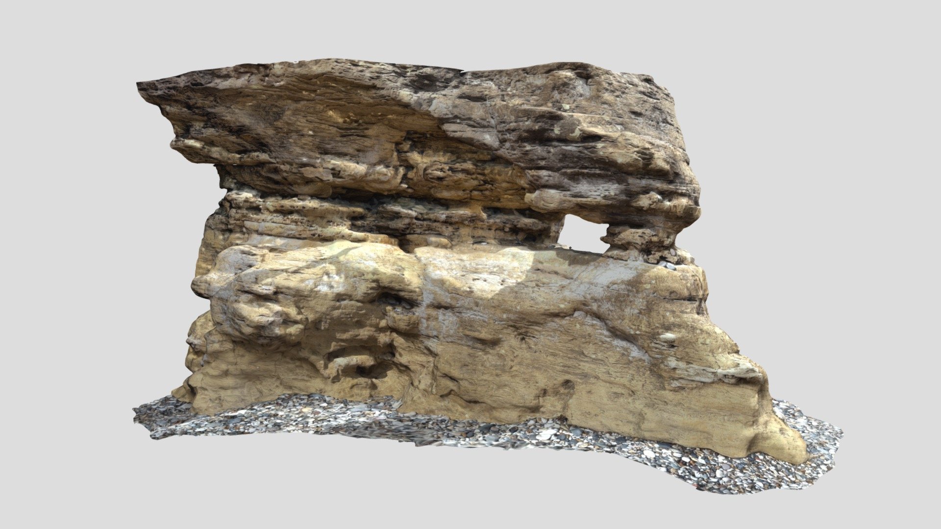 Beach Cliff - Download Free 3D model by pixelconstruct [c96cc1d ...