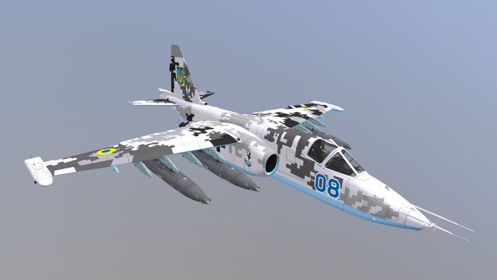 Su-25 3D models - Sketchfab