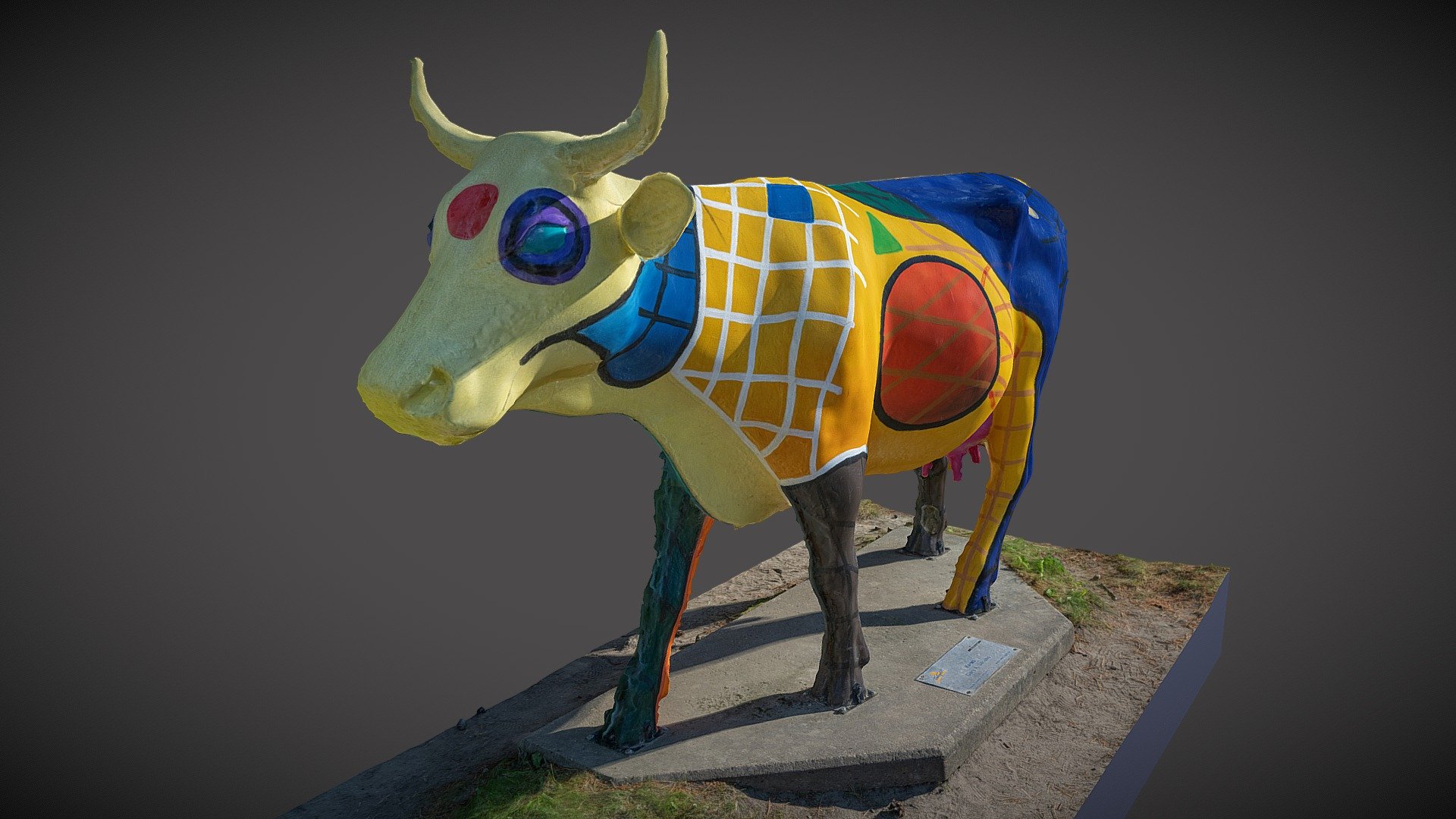 KARMA OR LONDON COW - Buy Royalty Free 3D model by Saulius.Zaura ...