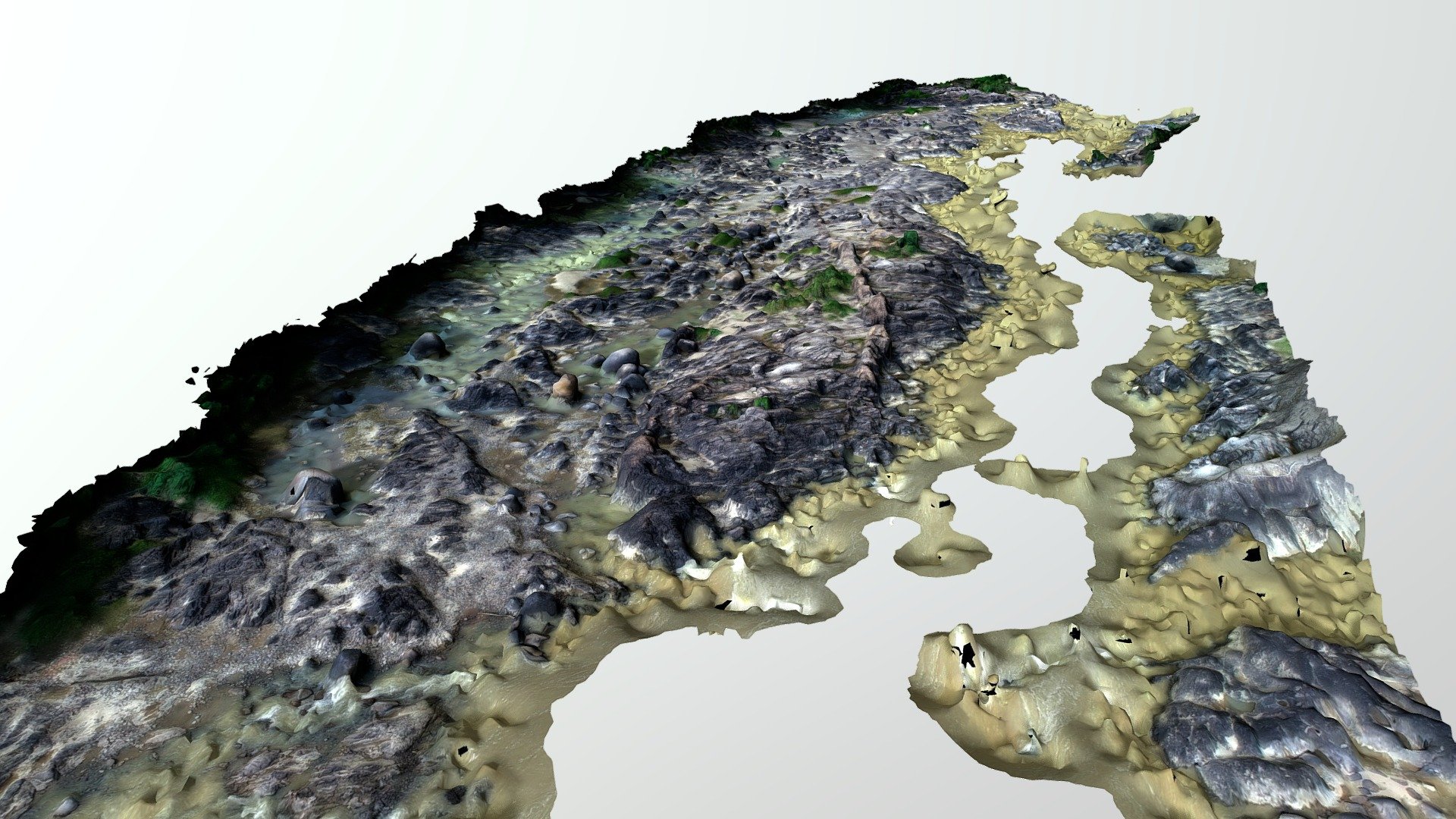 Fractured Granite Outcrop - West Sumatra - 3D model by Geodynamics ...