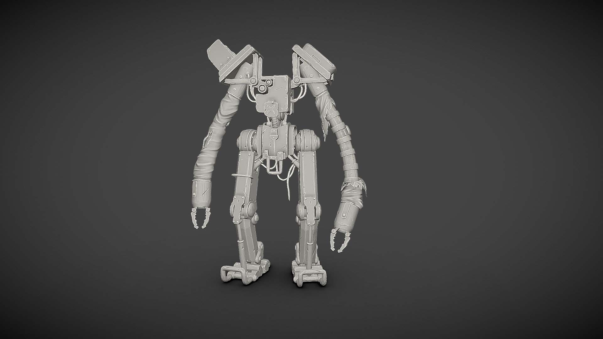 Junker Bot - Download Free 3D model by JohnMesplay [c974ab9] - Sketchfab