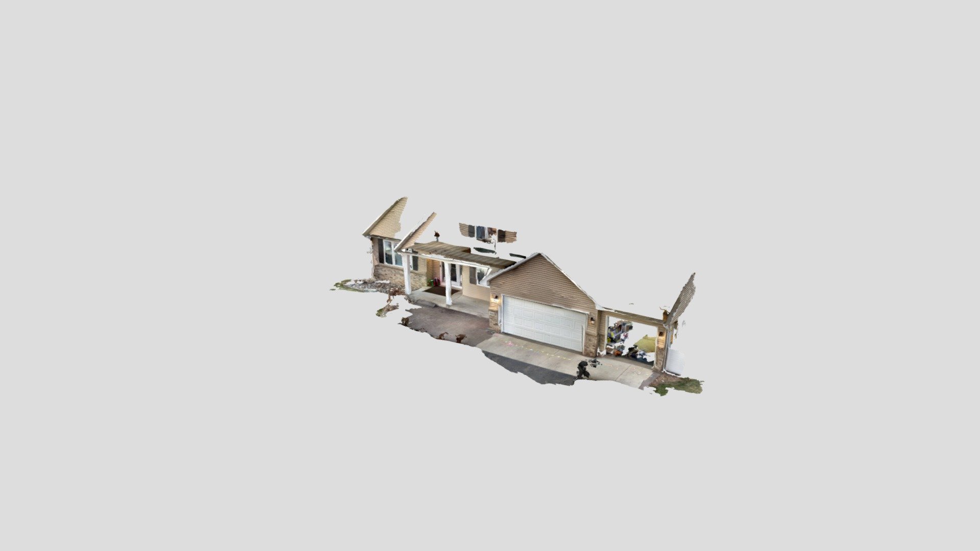 Front of house-poly - Download Free 3D model by Rob (@Rrathbun ...
