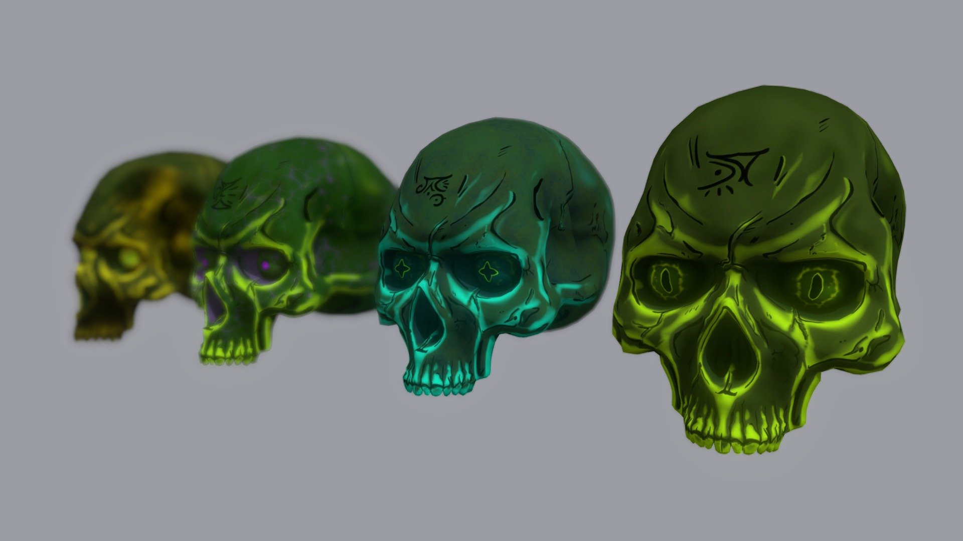 Pneuma - Skull VFX Props - 3D model by Lapsune [c9764b8] - Sketchfab