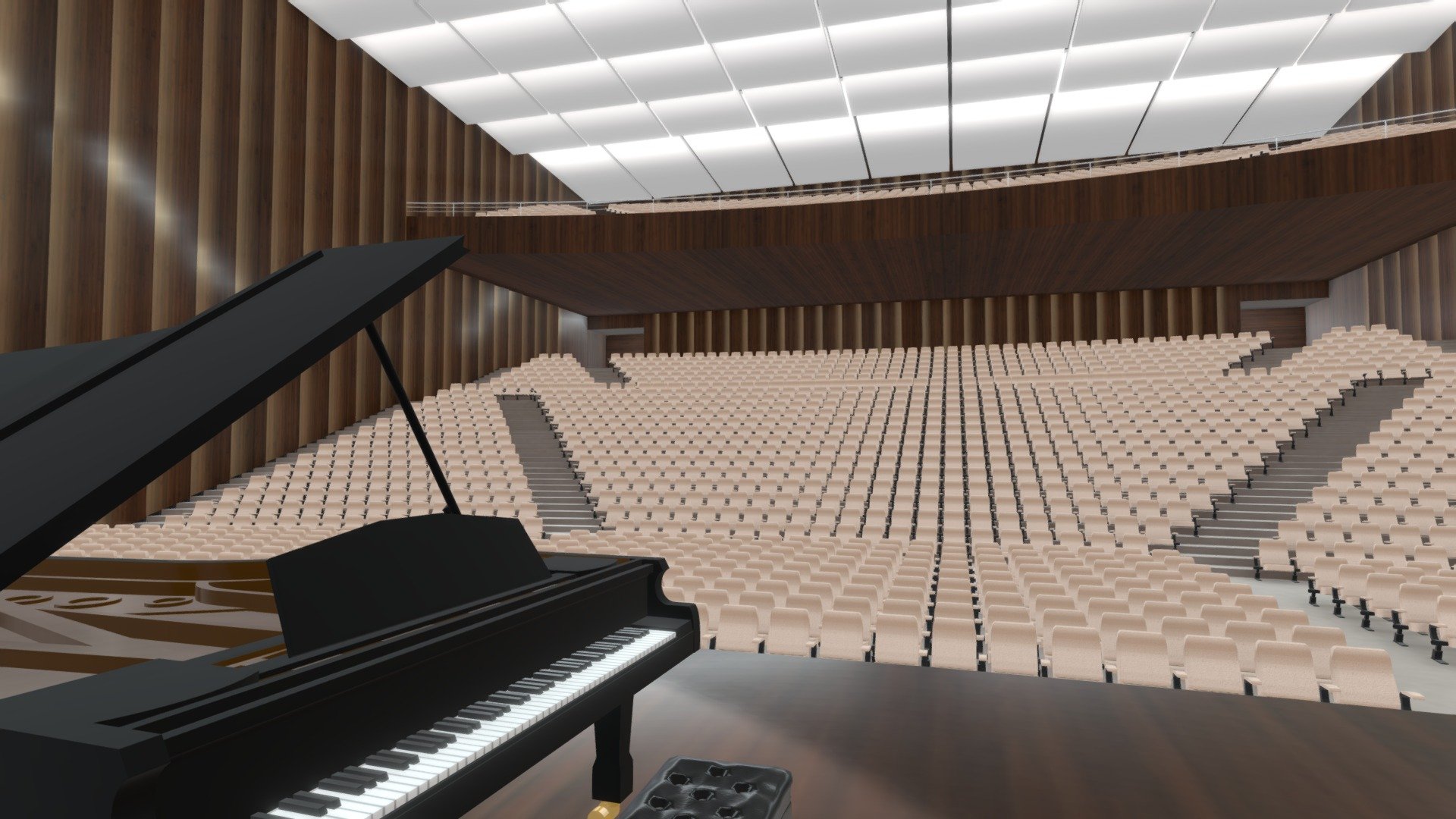 Concert Hall | Amphitheater VR Nov. 2020 - Buy Royalty Free 3D model by ...
