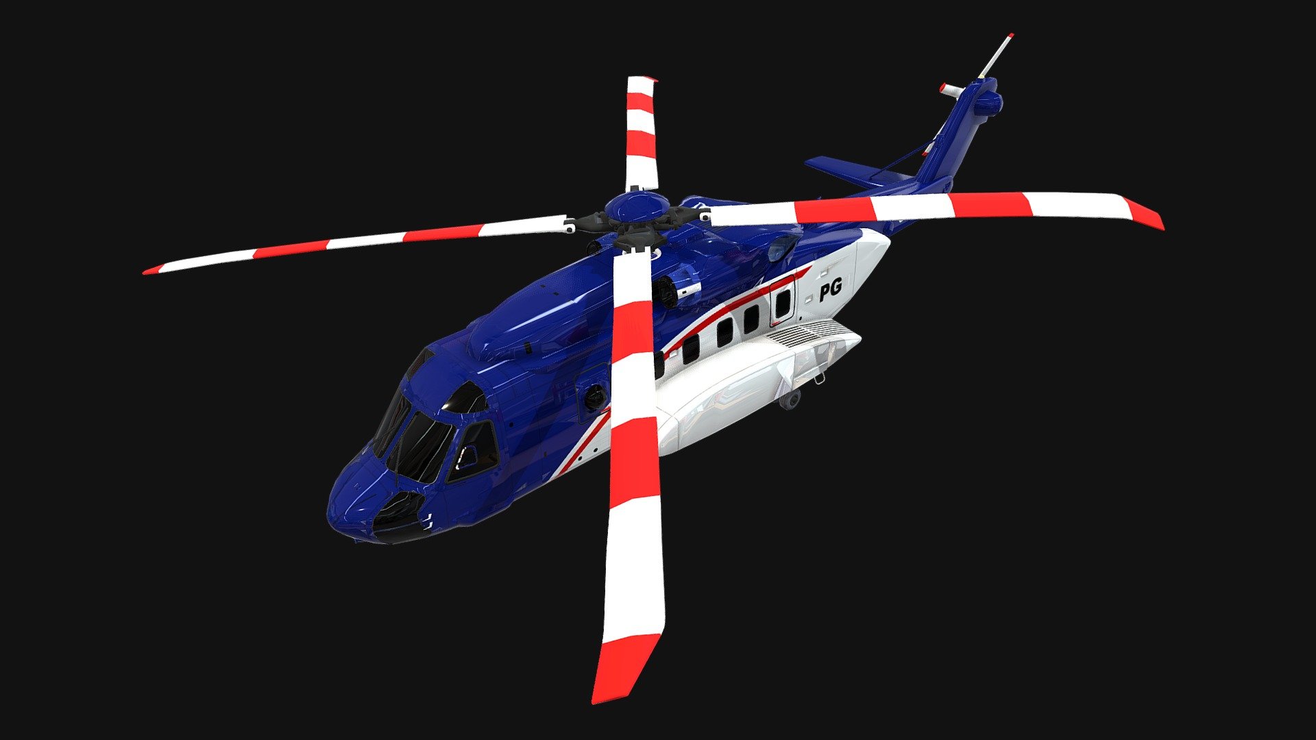 Sikorsky S-92 - Buy Royalty Free 3D model by John Doe (@Johndoe3D ...