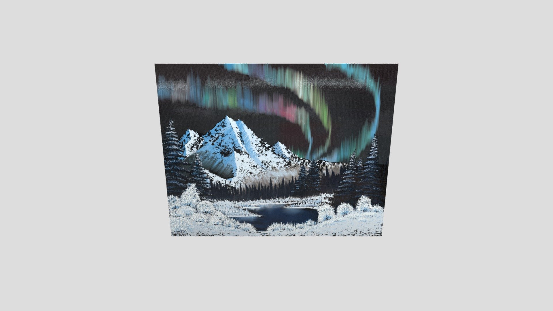 Northen Lights 3D - 3D model by pyzoman [c9790a5] - Sketchfab