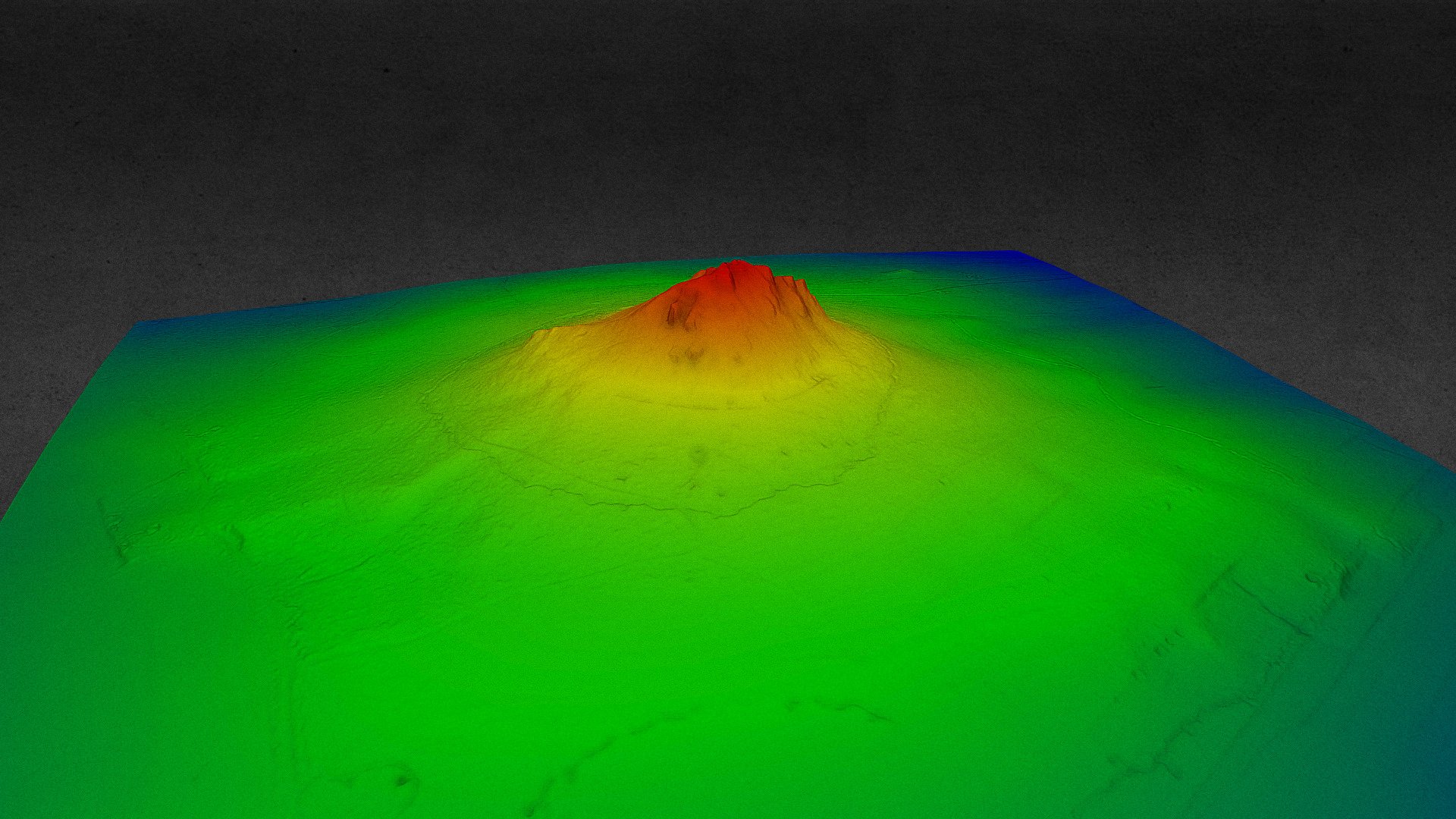 Ostrzyca - wygasły wulkan/extinct volcano - Download Free 3D model by ...