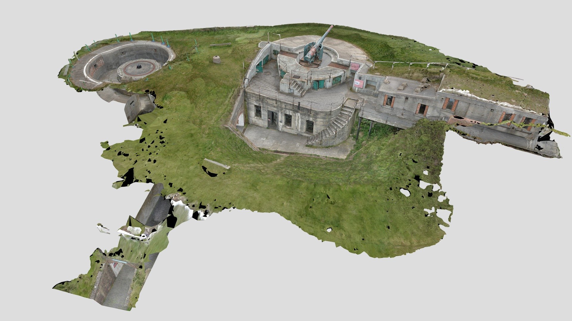NEWHAVEN FORT GUN EMPLACEMENTS - 3D model by peterbarry [c97aa48 ...