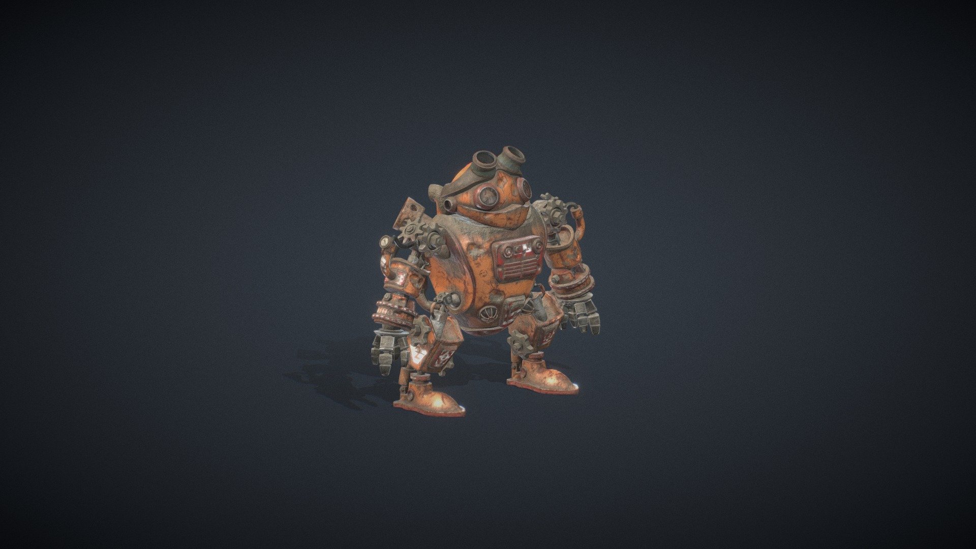Retrobot - 3D model by zupvirus [c97b688] - Sketchfab