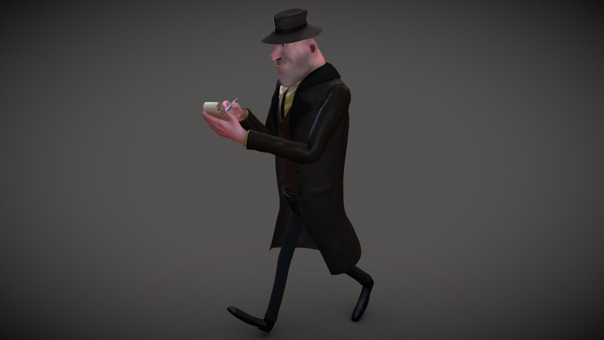 The Detective - 3D model by Kludtn [c97bb19] - Sketchfab