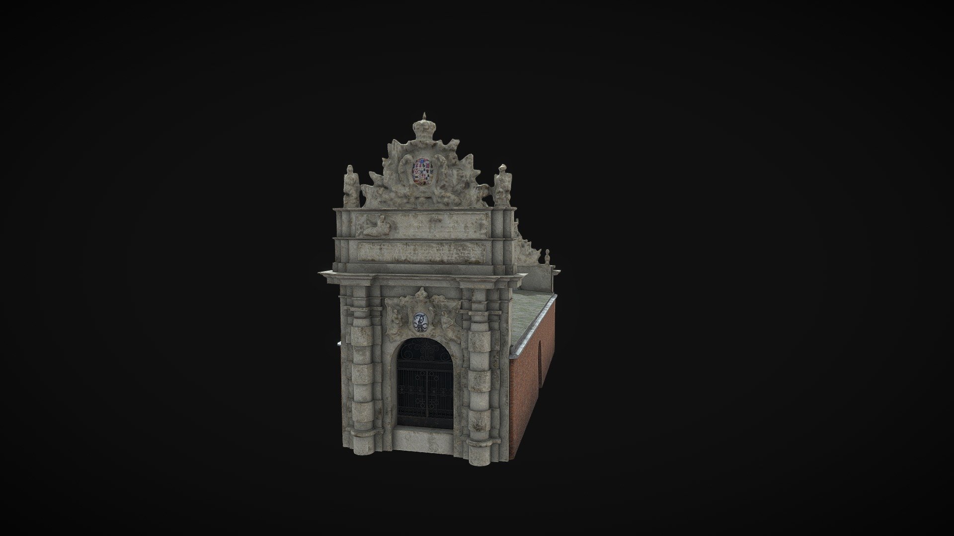 Brama Portowa - 3D model by belaradoslaw [c97c14f] - Sketchfab