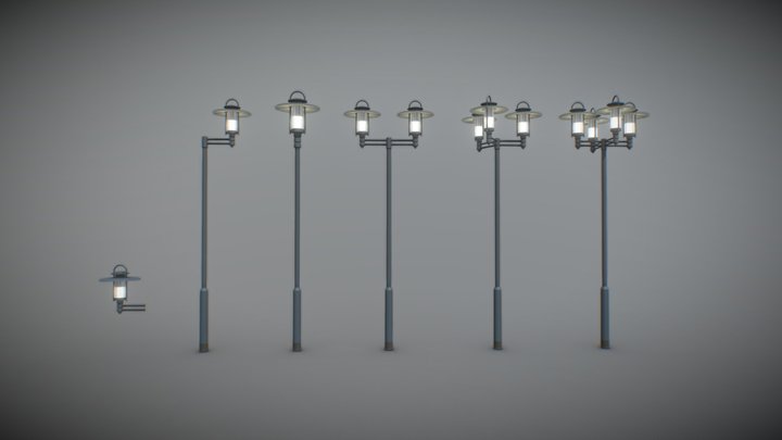 Street-lamp 3D models - Sketchfab