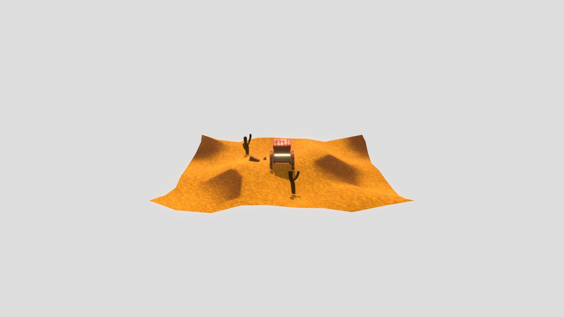 Trash Cart - Desert - 3D model by BraulioGD [c97d73b] - Sketchfab