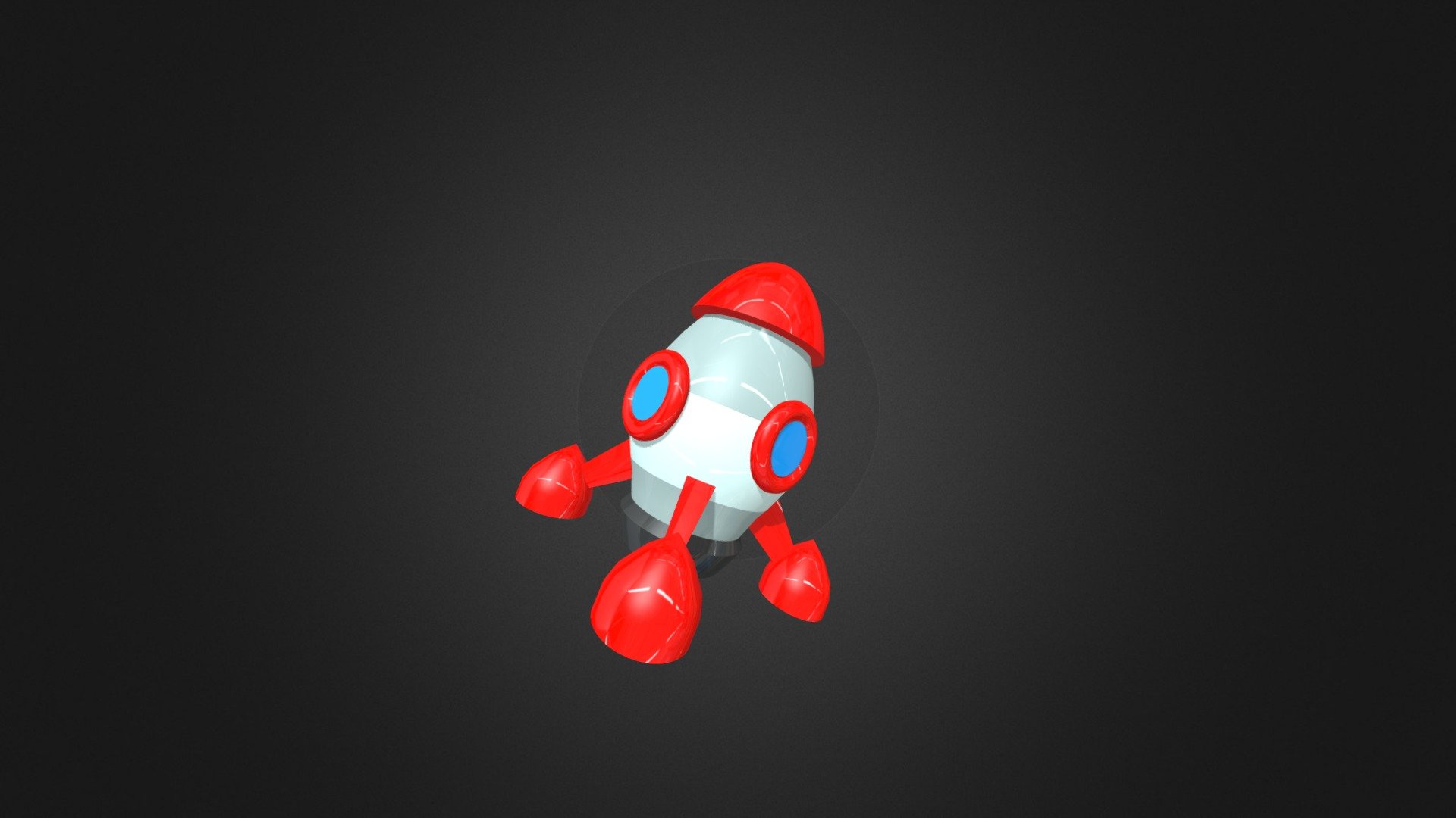 Crazy-rocket - 3D model by ariesprodesign [c97eccc] - Sketchfab