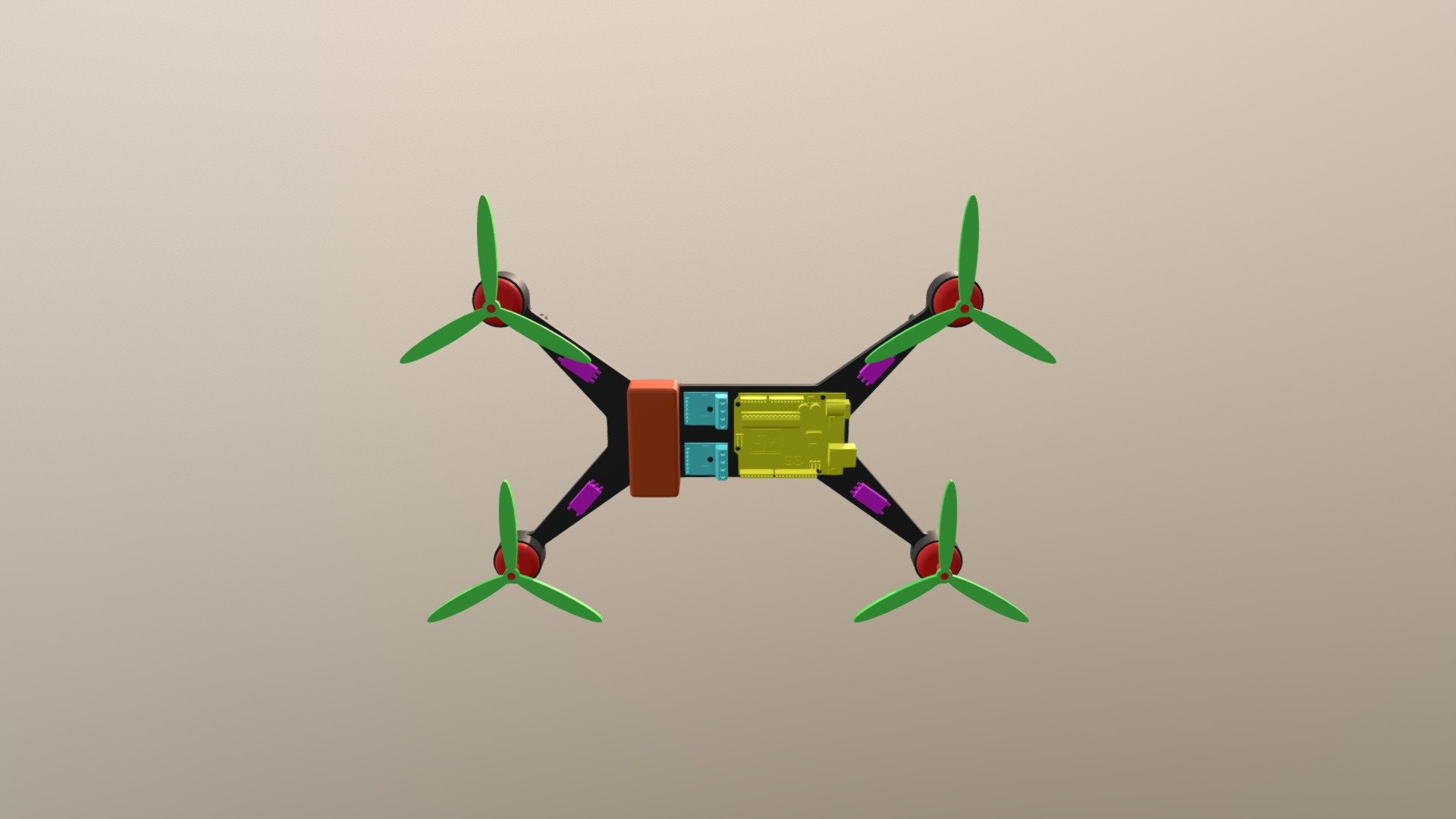 HANDYBOT_DRONE - 3D model by xAkiro [c97f369] - Sketchfab