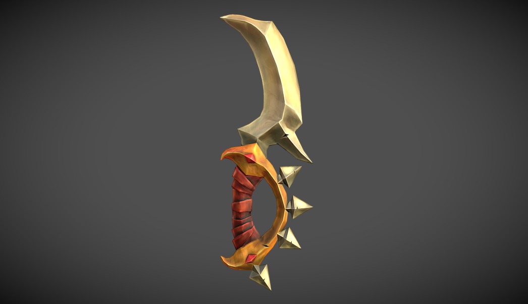 Stylized knife - 3D model by crismas (@znv1) [c97f888] - Sketchfab