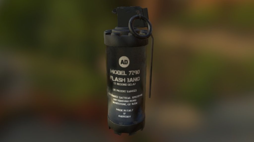 FlashBang Granade PBS - 3D model by AndreaDev3d [c9827be] - Sketchfab