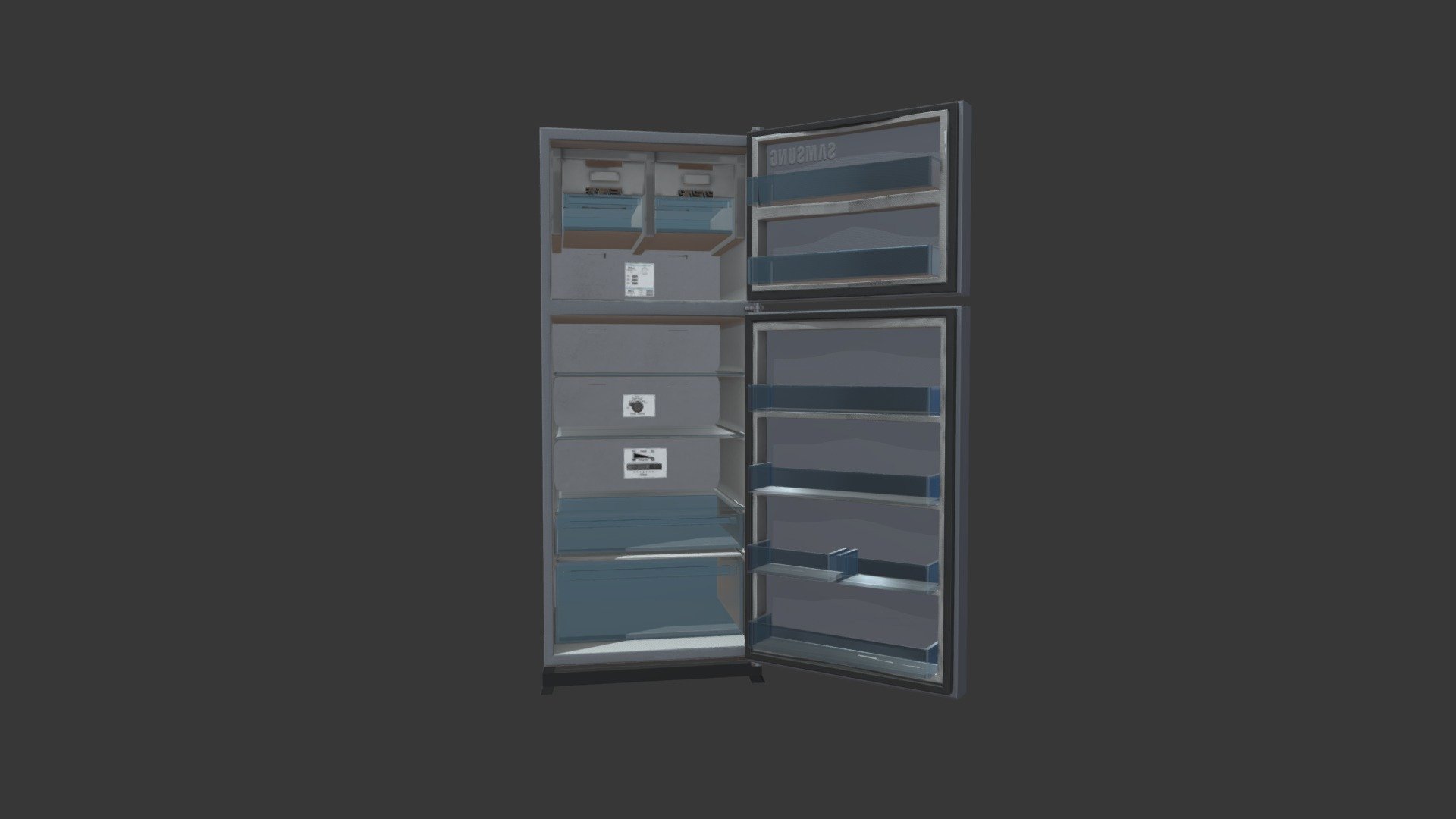 Refrigerator - 3D model by ArjunSuresh00 [c9834cf] - Sketchfab