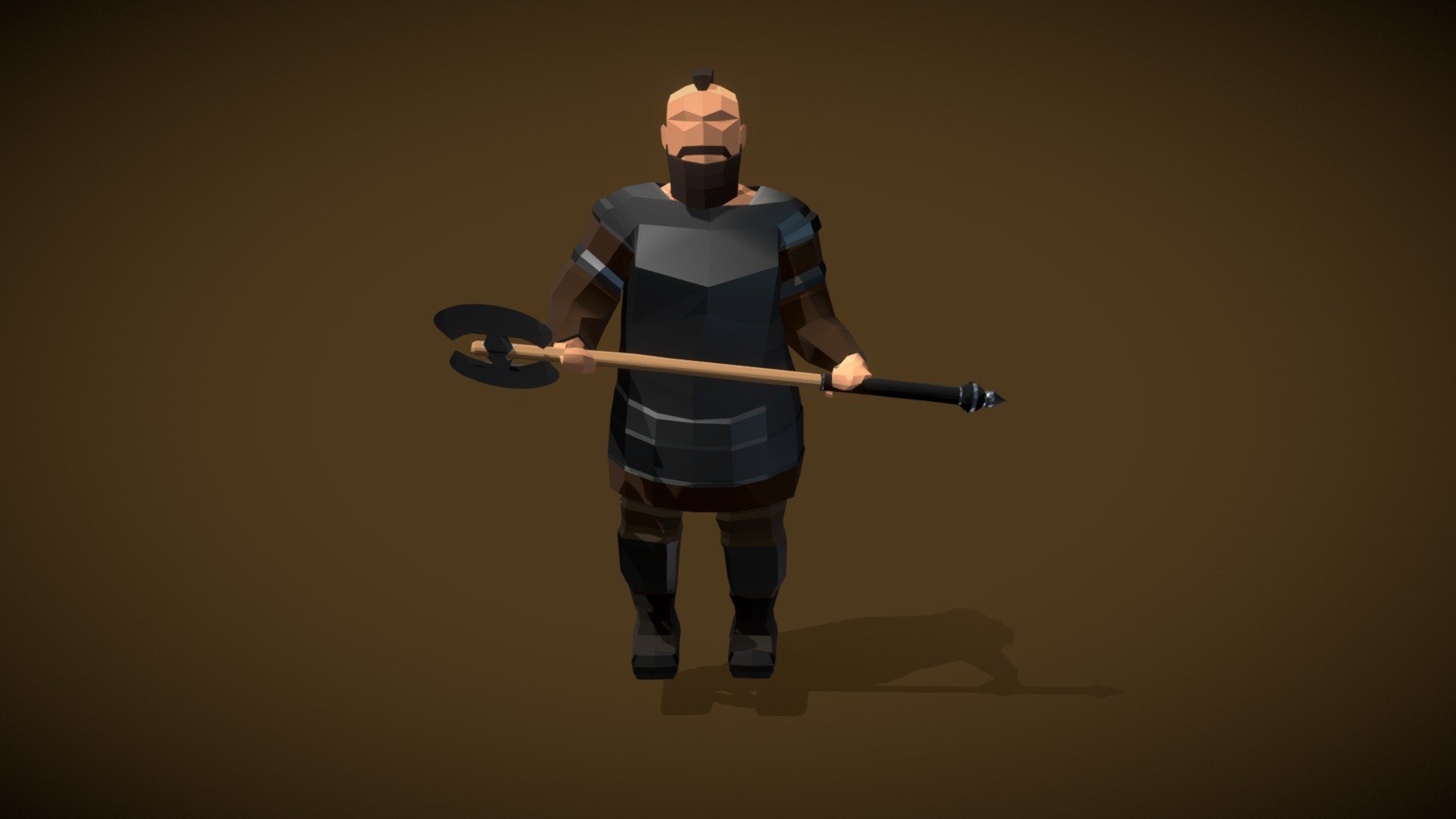 LowPoly Dwarf - 3D model by zawadzki_michal [c98544c] - Sketchfab