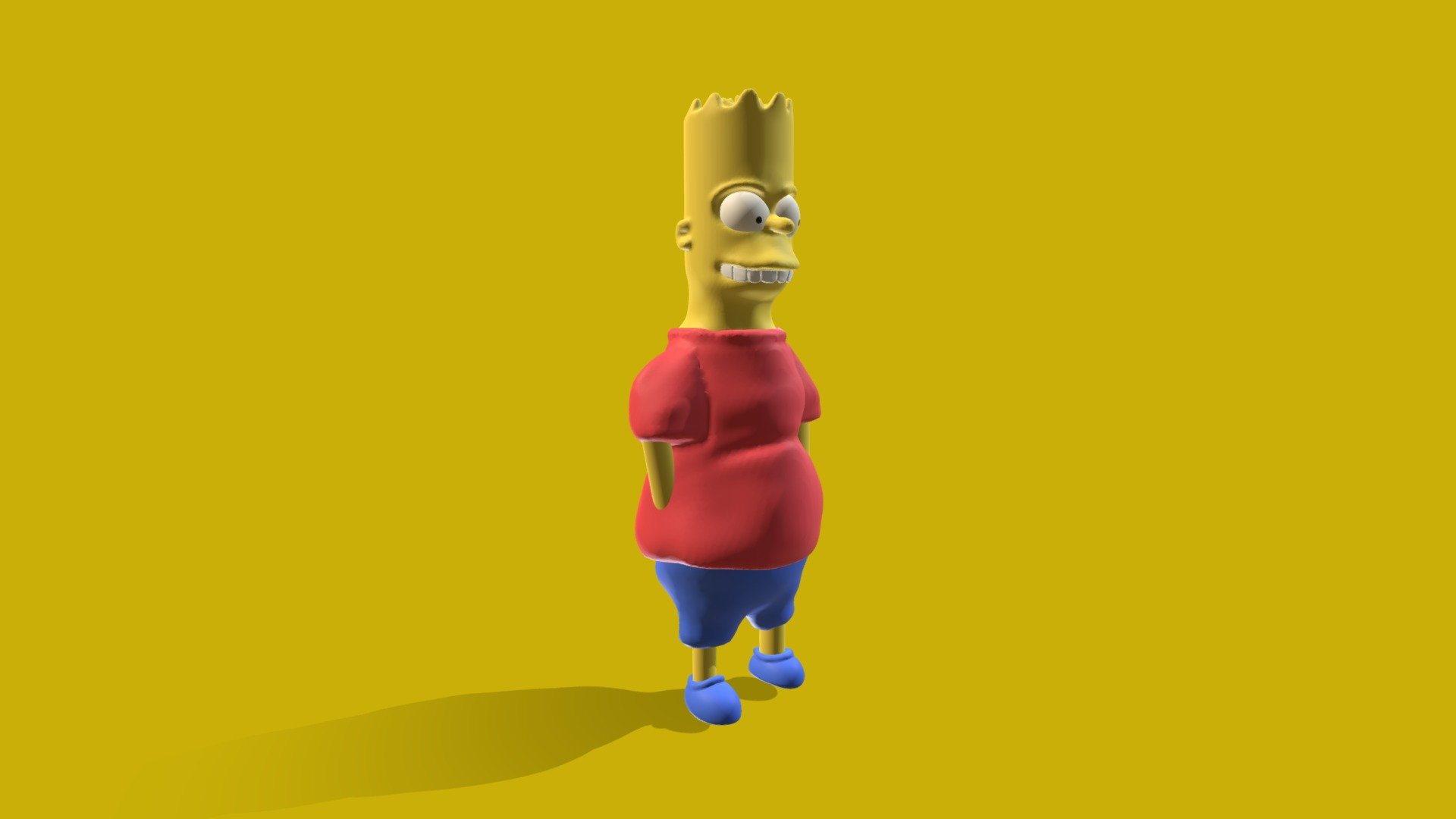 Bart Simpson - 3D model by Saumya.Dalal [c986c3a] - Sketchfab