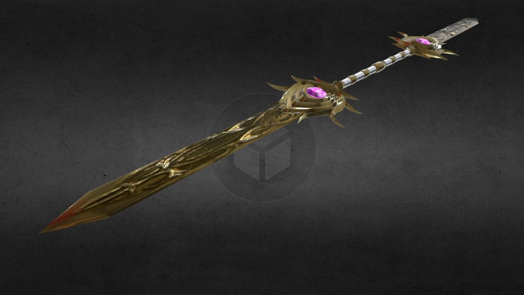 Holy Glaive - Bayonetta 2 - 3D model by Henrique Andrade - GeneralOnox ...