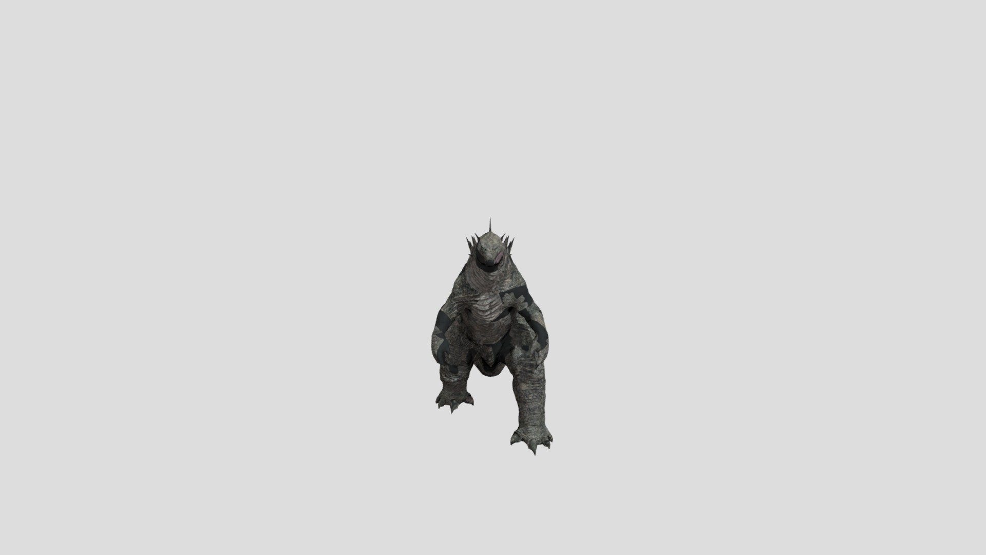 Godzilla walking - 3D model by The animater (@321909) [c986f4a] - Sketchfab