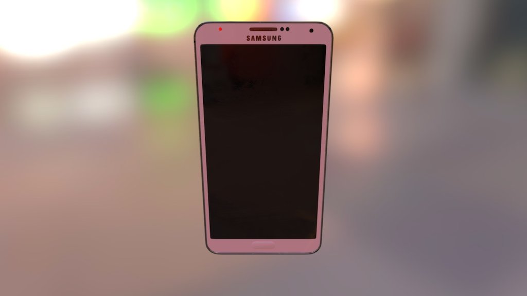 Samsung Galaxy Note 3 - 3D model by bahtiyarardin [c987e80] - Sketchfab