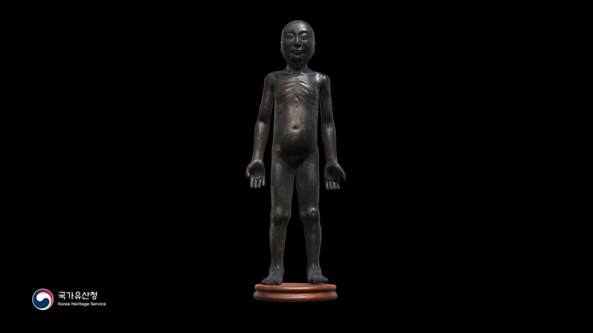Bronze Human Figure - Download Free 3D model by KOREA HERITAGE SERVICE ...