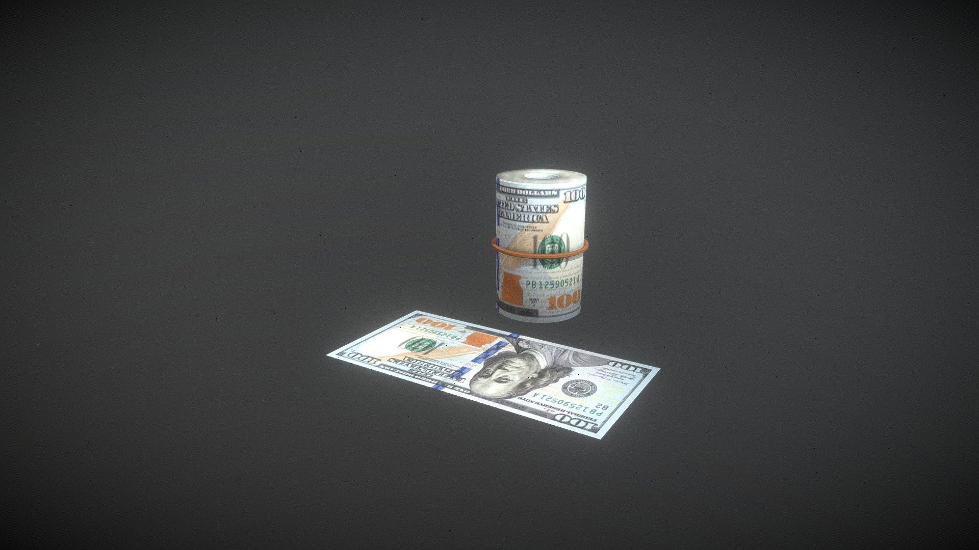 Money Dollars - Download Free 3D model by Artur Reshetniak (@arovdev ...