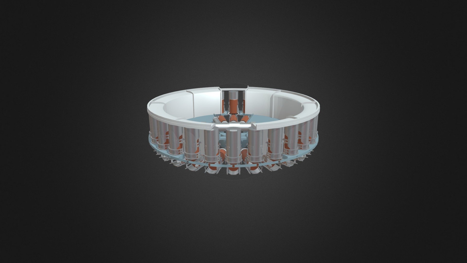 T-64 | T-80 MZ Simplified Carousel Autoloader - 3D model by AWM ...