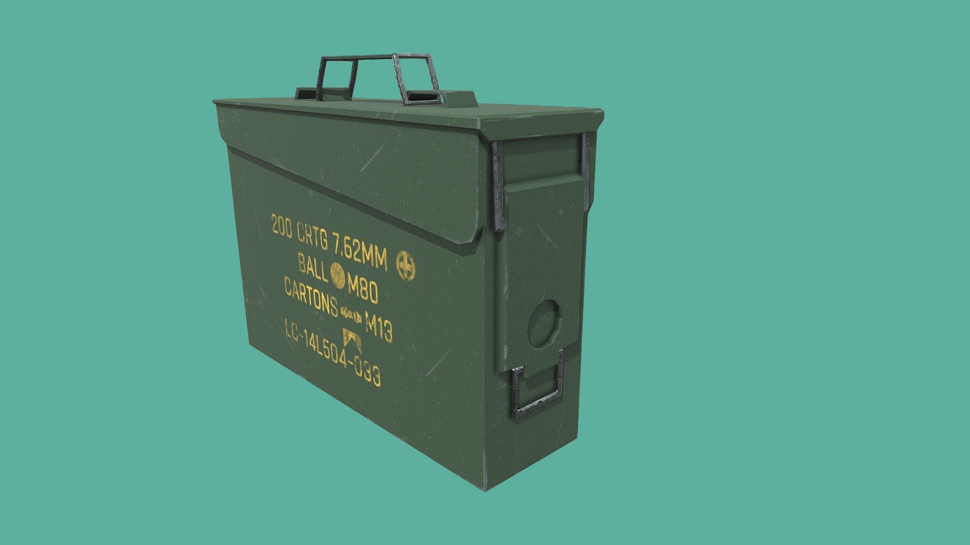 7.62mm Ammunition Box - 3D model by KaylaBarnes (@kaylabarnes13 ...