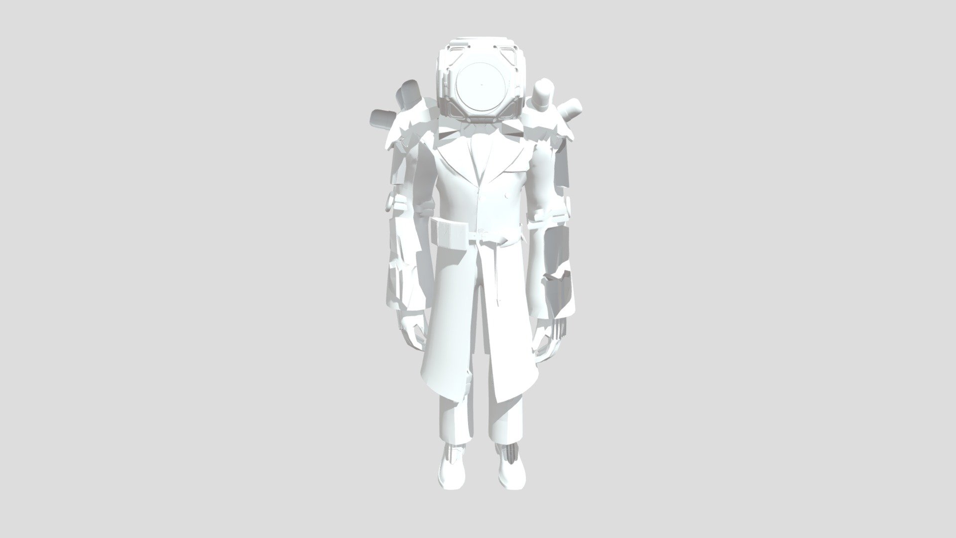 Future large clockman - 3D model by Happyguy (@pich989836) [c98aa93 ...