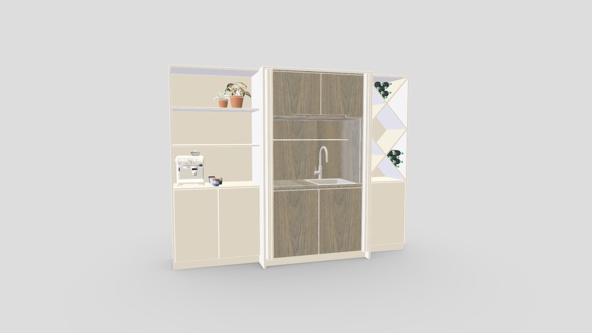 PANTRY - Download Free 3D model by Abideen [c98b10a] - Sketchfab